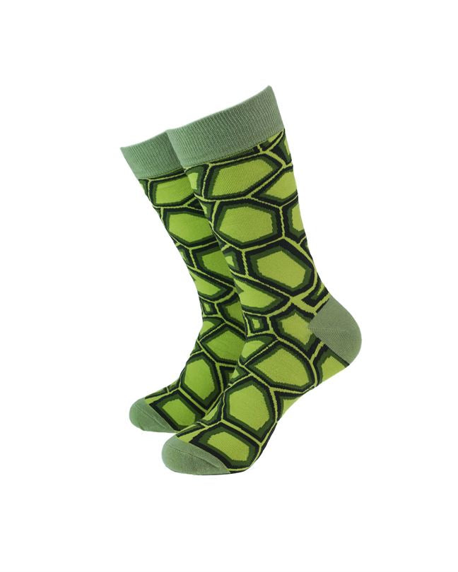 Turtle Shell Green Socks — CoolDeSocks | Online Shop