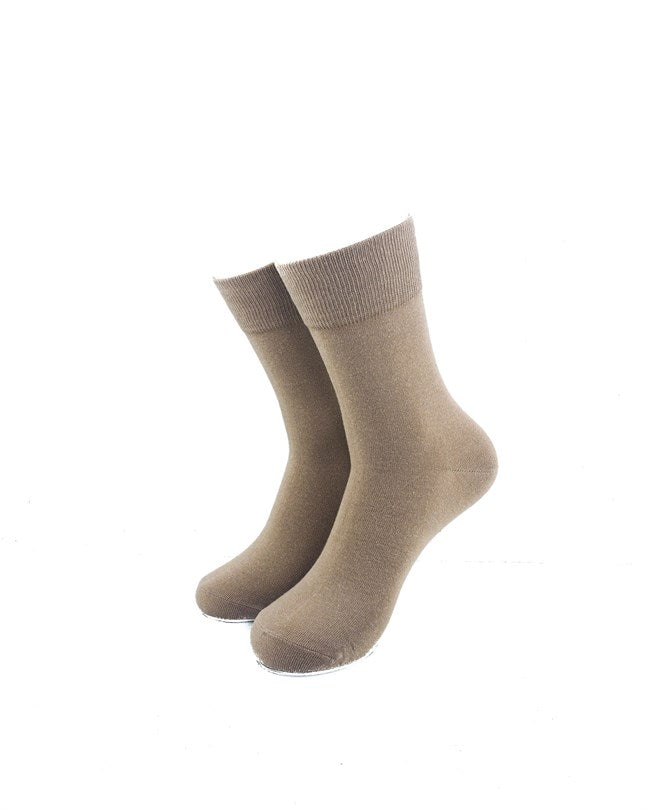 Basic - Light Brown Socks — CoolDeSocks | Online Shop